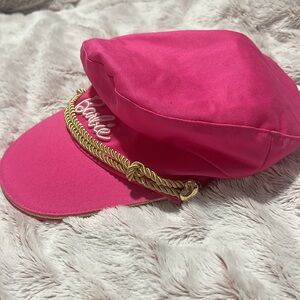 Hot Topic | Accessories | Barbie Pink Captain Hat Os | Poshmark
